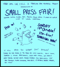 Small Press Fair at Travelling Man Newcastle this Sunday, October 19th ...