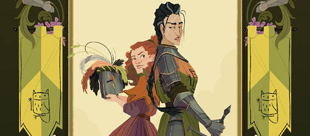 Preview: Ladies of the Knight - Fiona Marchbank's "Queer-Normative Historical Fantasy" Webcomic ...